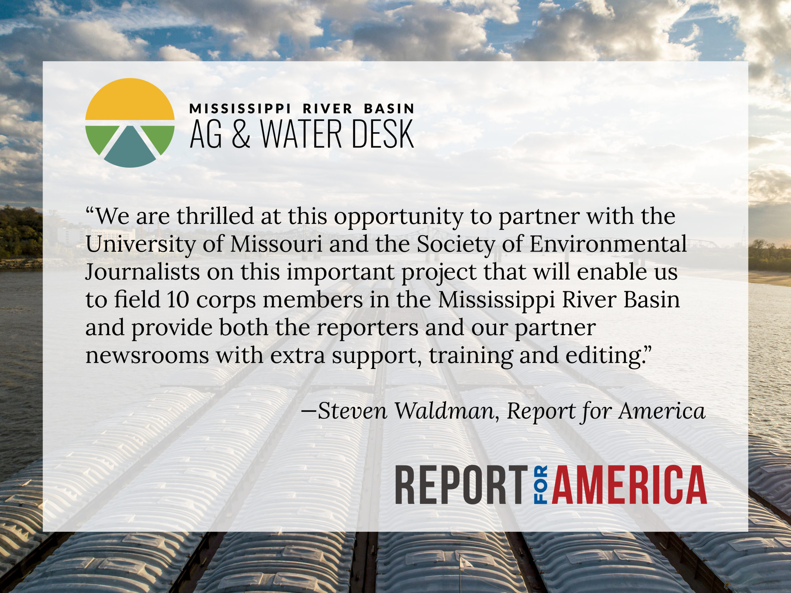 Reporting on the Mississippi River Basin - Report for America